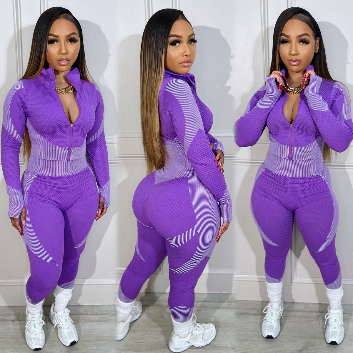Fame Tracksuit Purple – Sugar Popped