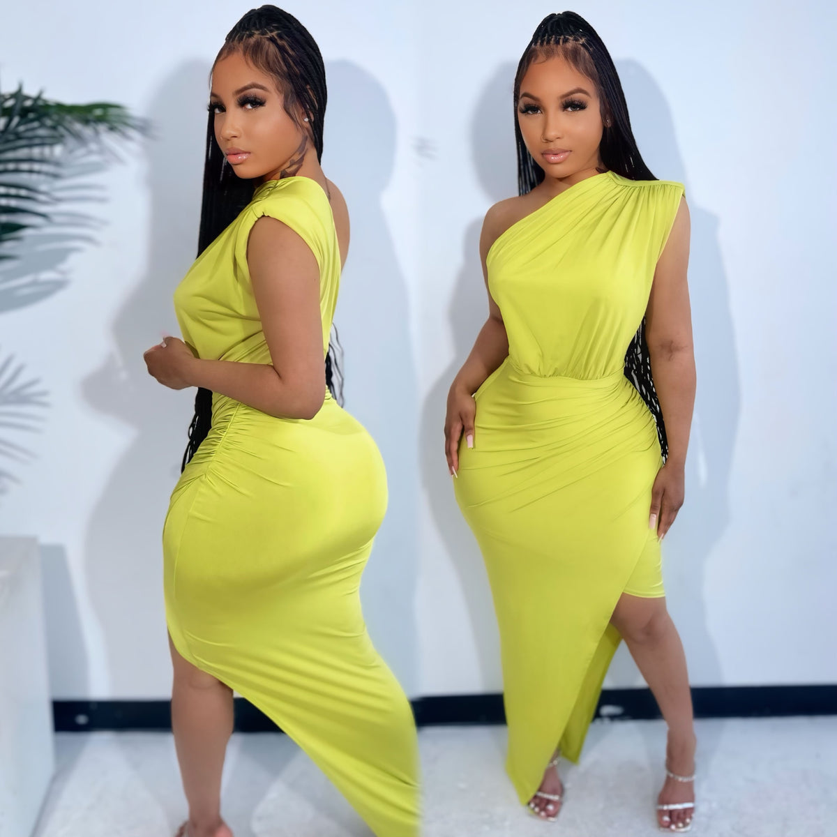 Heiress Dress Lime – Sugar Popped