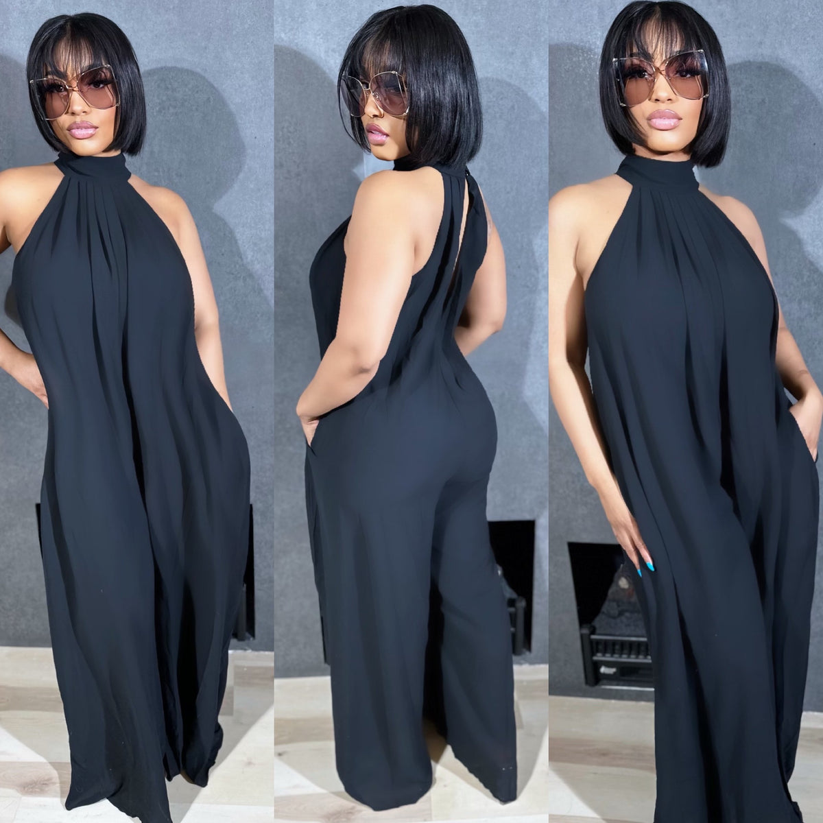 Valley Jumpsuit Black – Sugar Popped
